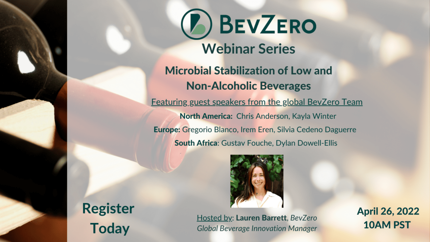 BevZero Webinar: The Microbial Stabilization Of Low And Non-alcoholic Beverages | BevZero